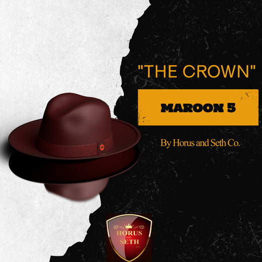 Second Life Marketplace - -H&S- Big Brim Fedora - Maroon 5