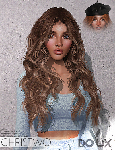 Second Life Marketplace - DOUX - Christwo hairstyle [DEMO]