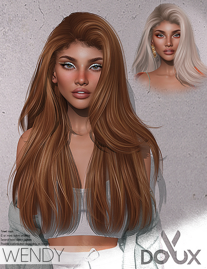 Second Life Marketplace - DOUX - Wendy hairstyle [DEMO]