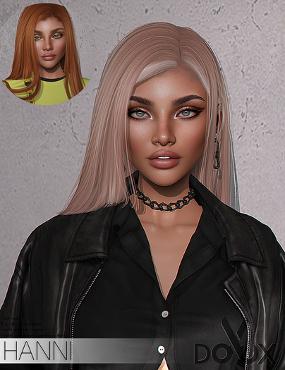 Second Life Marketplace - DOUX - Hanni hairstyle [BLOGGER PACK]