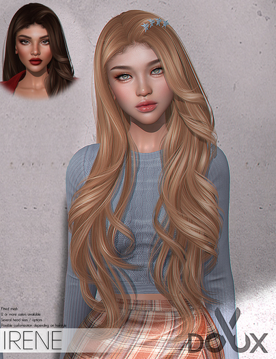 Second Life Marketplace - DOUX - Irene hairstyle [DEMO]