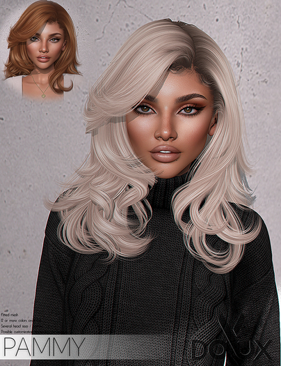 Second Life Marketplace - DOUX - Pammy hairstyle [BLOGGER PACK]