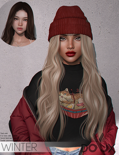 Second Life Marketplace - DOUX - Winter hairstyle [DEMO]