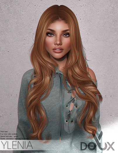 Second Life Marketplace - DOUX - Ylenia hairstyle [BLOGGER PACK]