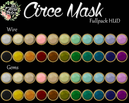 Second Life Marketplace - *LE* Circe Mask FULLPACK