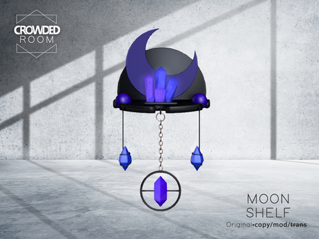 Second Life Marketplace - Crowded Room - Spellbound Moon Shelf - Fatpack