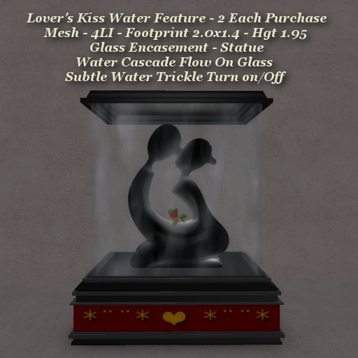 Second Life Marketplace - Lover's Kiss Water Feature