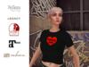 Second Life Marketplace - Anti-Valentines Special Price Hell No Belly Tee