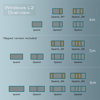 Second Life Marketplace - Tilt & Turn Windows Mesh full perm ...