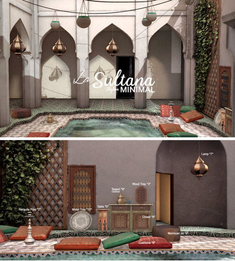 Second Life Marketplace - MINIMAL - La Sultana FULL SET + RARE