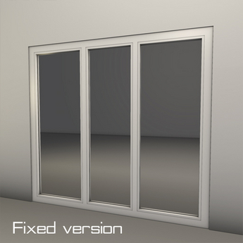 Second Life Marketplace - Tilt & Turn Windows Mesh full perm ...