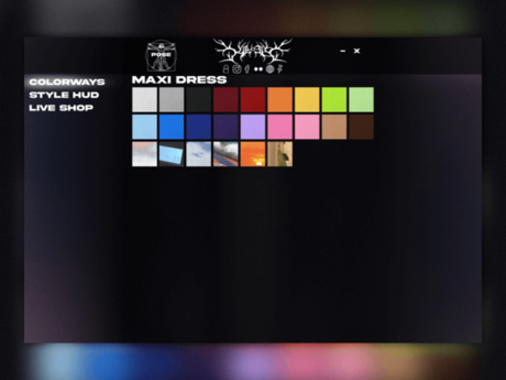 Second Life Marketplace - #Klubb "Banks" Maxi Dress [FP]