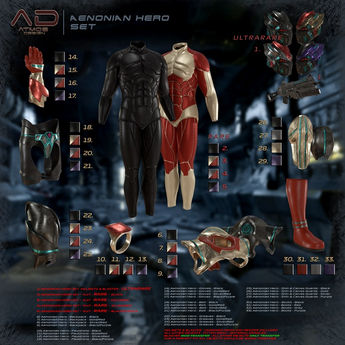 Second Life Marketplace - 25. [AD] - Aeonian Hero - Greaves - Belleza