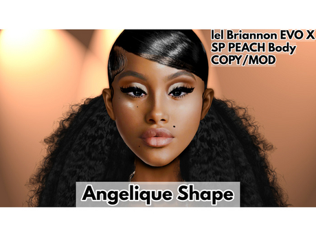 Second Life Marketplace - SBI-Angelique Shape [SP PEACH] EVO X