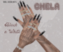 Second Life Marketplace - #Chela - Black & White Square Nails