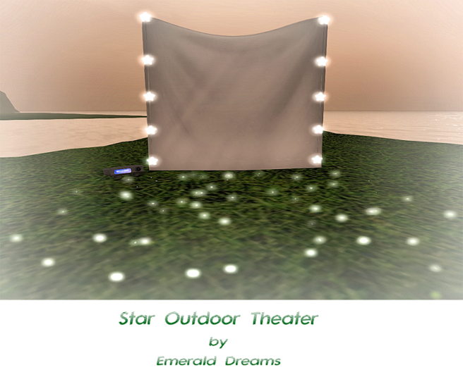 Second Life Marketplace - .:Emerald Dreams:. Star Outdoor Theater