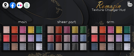 Second Life Marketplace - Bens Boutique - Romazin Dress Hud Control