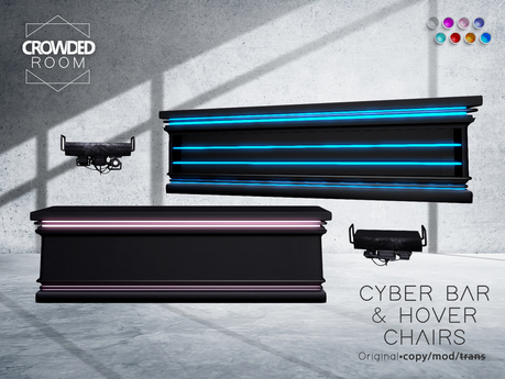 Second Life Marketplace - Crowded Room - Cyber Bar Fatpack