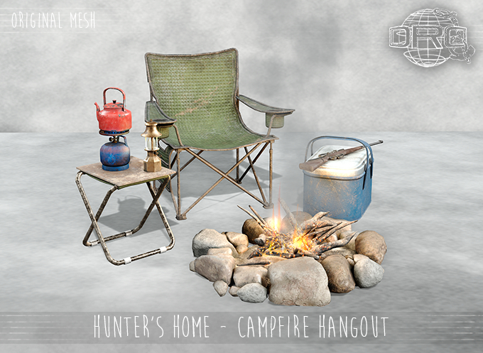 Second Life Marketplace - -DRD- Hunter's Home - Campfire Hangout