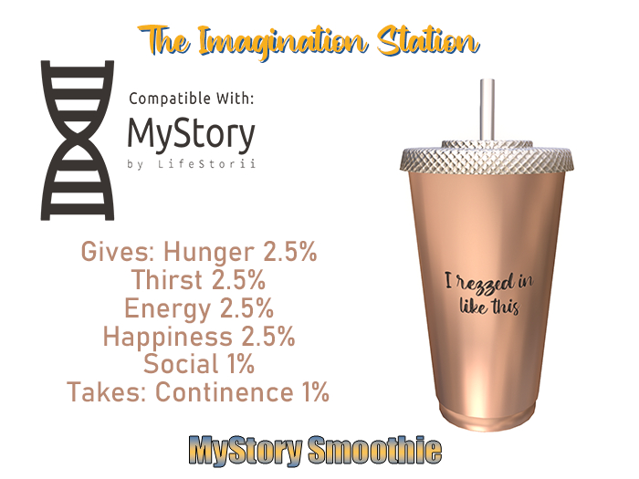 Second Life Marketplace - TIS - MyStory Smoothie - Rezzed Like This