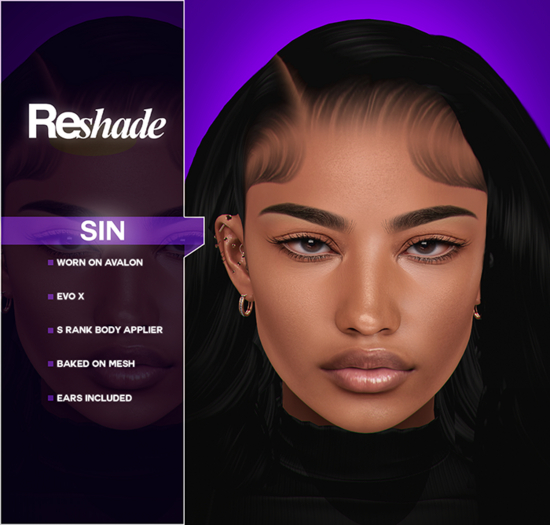 Second Life Marketplace - [RESHADE X SRANK] - TONE 07 SIN