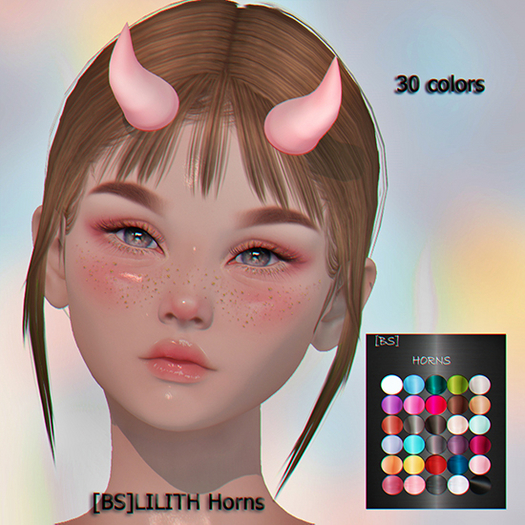 Second Life Marketplace - [BS]LILITH Horns 30 colors