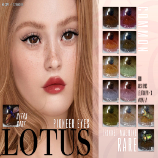 Second Life Marketplace - 13. LOTUS. Pioneer Eyes [boxed] ULTRARARE