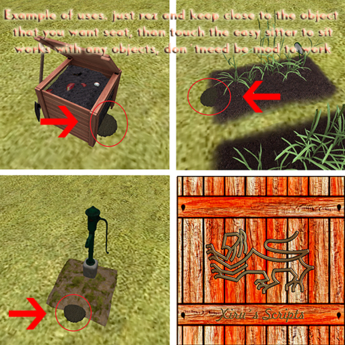 Second Life Marketplace - Easy Sitter 2.0 pack of 10x