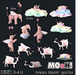 Second Life Marketplace - 2. RARE Rainbow cloud pig wiggly 3LI ...