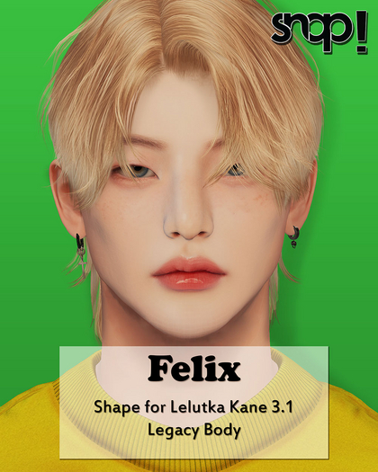 Second Life Marketplace - Snap! - Shape Felix (lelutka kane 3.1)