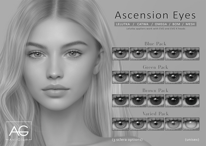 Second Life Marketplace - AG. Ascension Eyes - Demo
