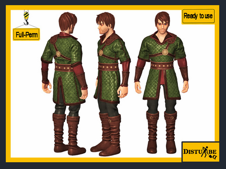 Second Life Marketplace - ::DisturbeD:: Conall Medieval Fictional ...