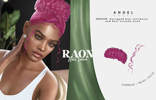 Second Life Marketplace - RAON Hair // Angel Hairstyle (EvoX) Fantasy