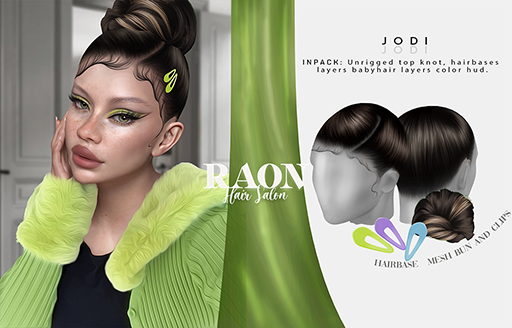 Second Life Marketplace - Raon Hair // Jodi Hairstyle (Essencials)