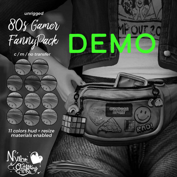 Second Life Marketplace - (NO) 80s Game Fanny Pack - Demo