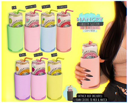 Second Life Marketplace - Hangry - fruity seltzer - FATPACK