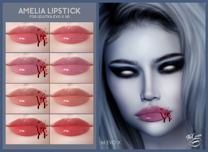 Second Life Marketplace - The Coven // Amelia Lipstick