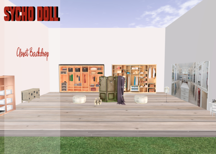 Second Life Marketplace - Sycho Doll - Closet Backdrop - (Add)