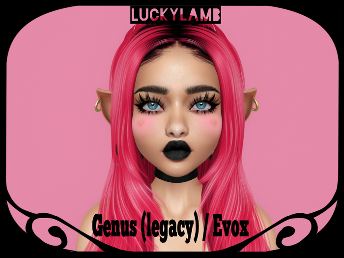 Second Life Marketplace - LuckyLamb - Heart Blush - Evox / Genus ( Legacy )