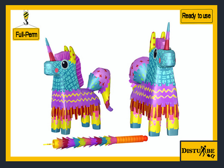 Second Life Marketplace - ::DisturbeD:: Kawaii Cute Mexican Unicorn ...