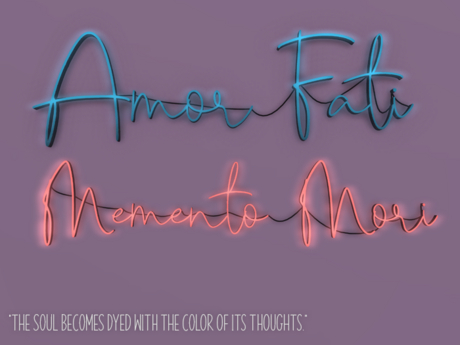 Second Life Marketplace - Stoic neon signs