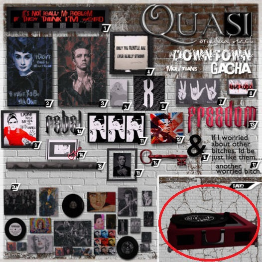 Second Life Marketplace - Quasi - Downtown Gacha RARE