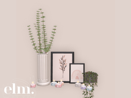 Second Life Marketplace - Elm. Lissa Console Table [FATPACK]