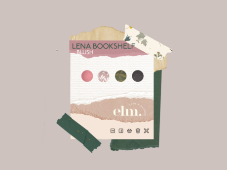 Second Life Marketplace - Elm. Lena Bookshelf [Blush]