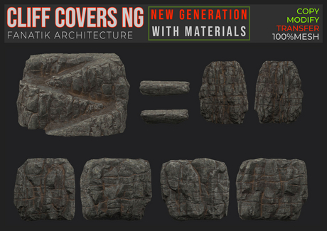 Second Life Marketplace - UPDATED!!! :FANATIK: Cliff Covers NG 2K PBR ...