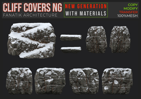 Second Life Marketplace - UPDATED!!! :FANATIK: Cliff Covers NG 2K PBR ...