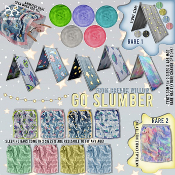 Second Life Marketplace - Go SLumber - Yeller Sleepy Bag (Grown ...