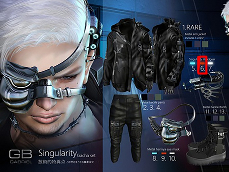 Second Life Marketplace - ::GB::Neo Headgear ( resize) Red light