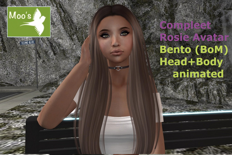 Second Life Marketplace - 2023 ROSIE FULL BENTO (BoM) AVATAR Head+Body ...