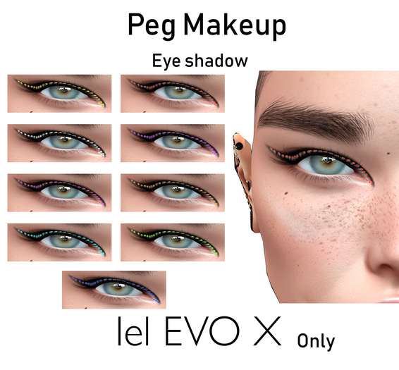 Second Life Marketplace - Peg Makeup Lel Evo X Magik Dots HD